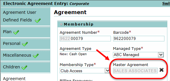 Master Memberships